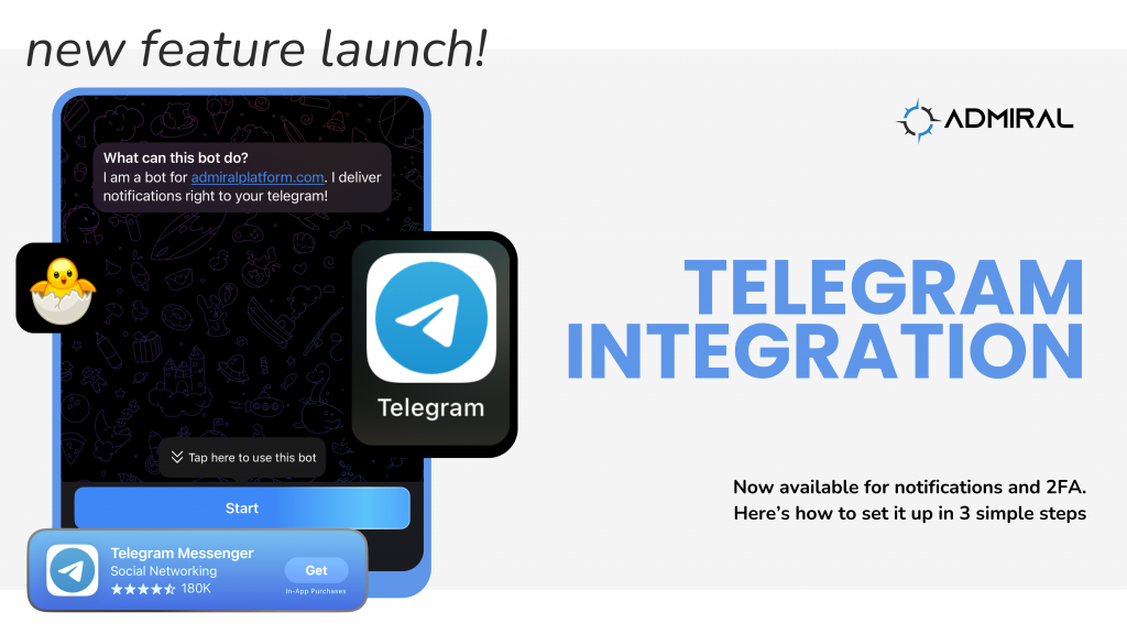 New Feature Launch: Telegram Integration - Admiral Platform