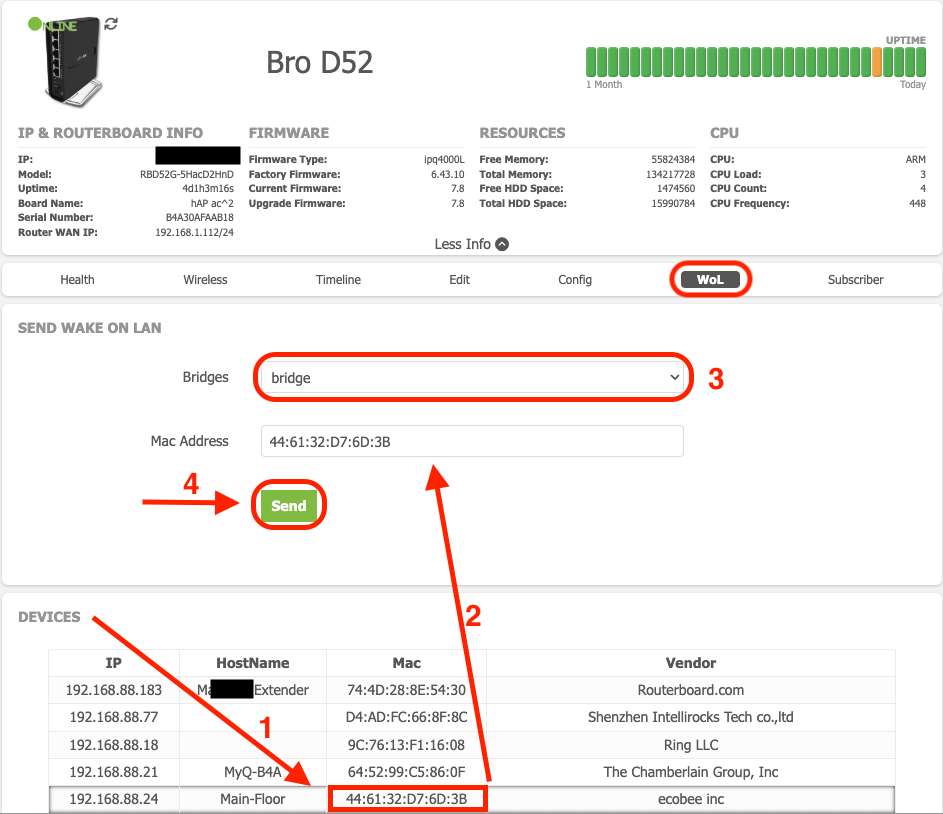 MikroTik WoL – Wake on Lan Magic Packet - Admiral Platform