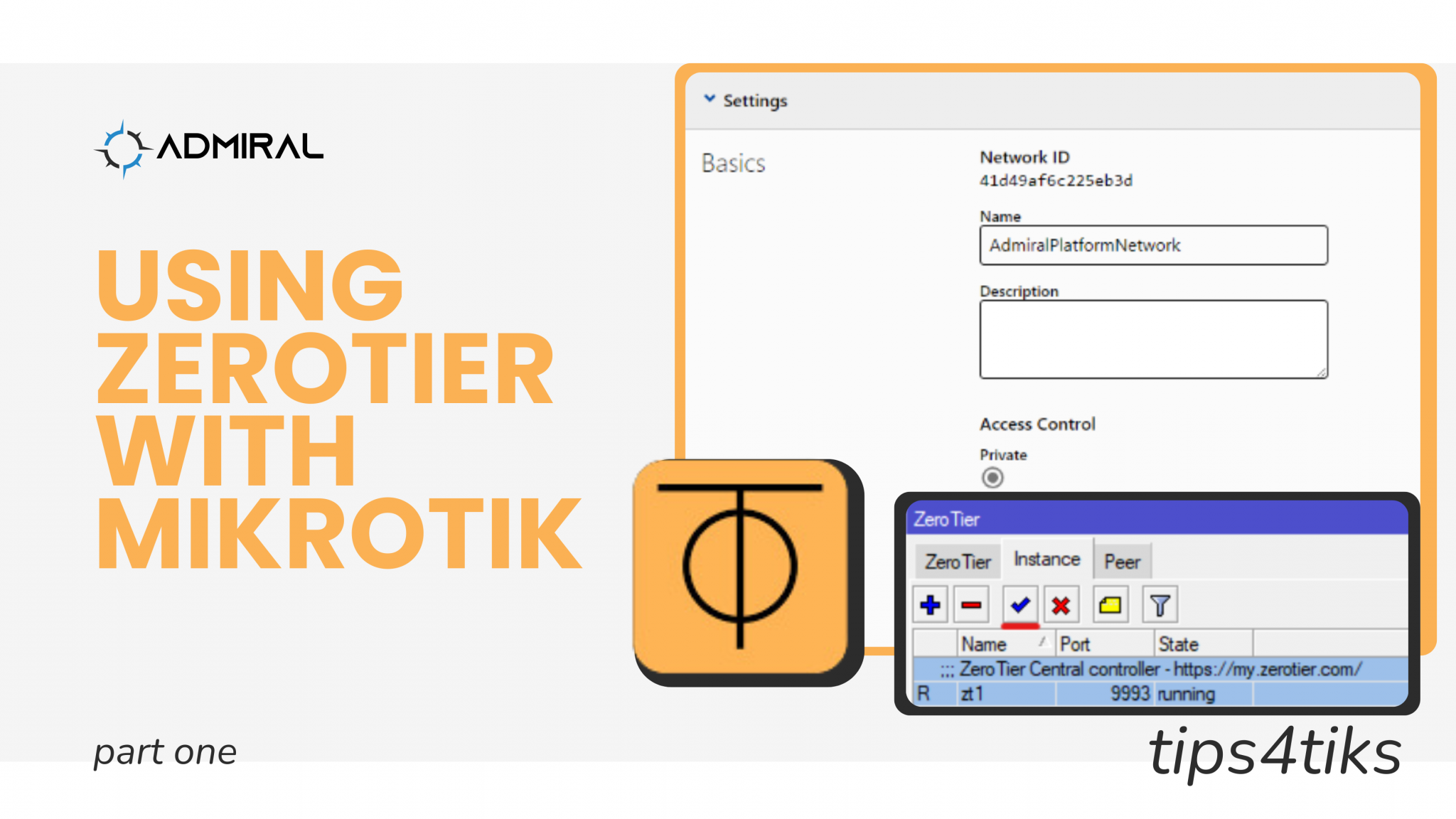 Tips4Tiks: Setup ZeroTier on MikroTik - Admiral Platform