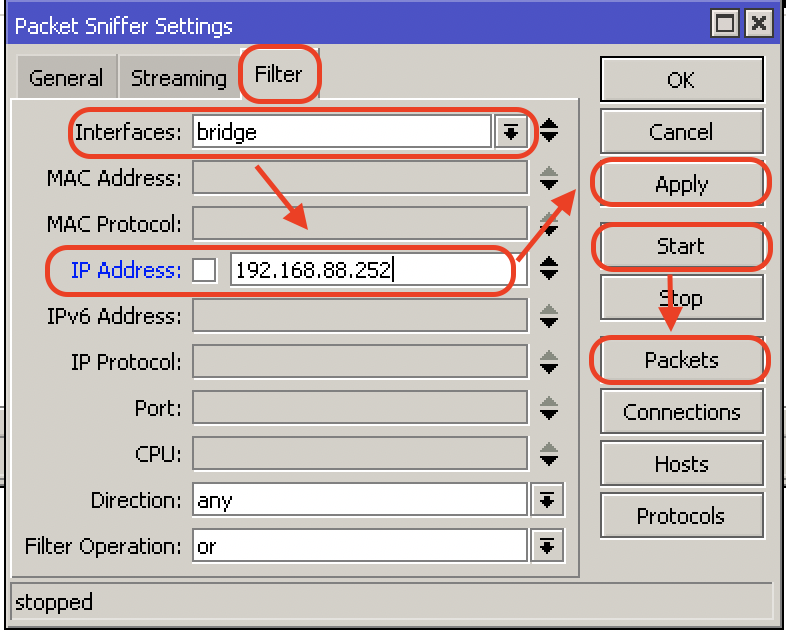 Tips4Tiks – Packet Capture with MikroTik - Admiral Platform
